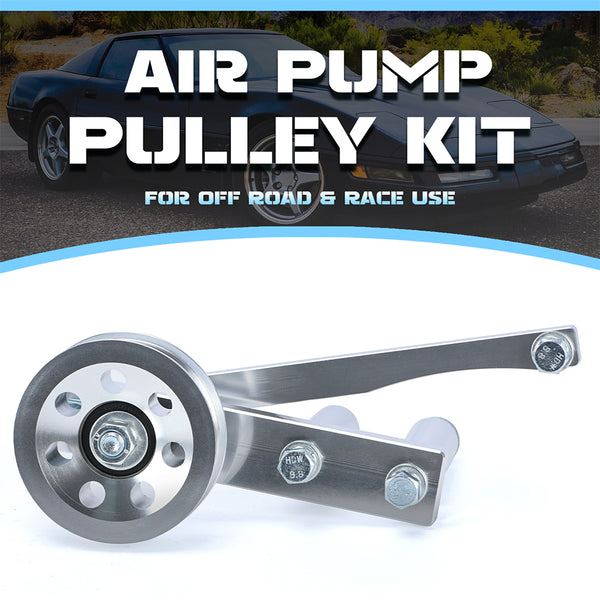 Aluminum Smog Pump Delete Pulley Kit For 85-91 Chevy Corvette C4 L98 ...