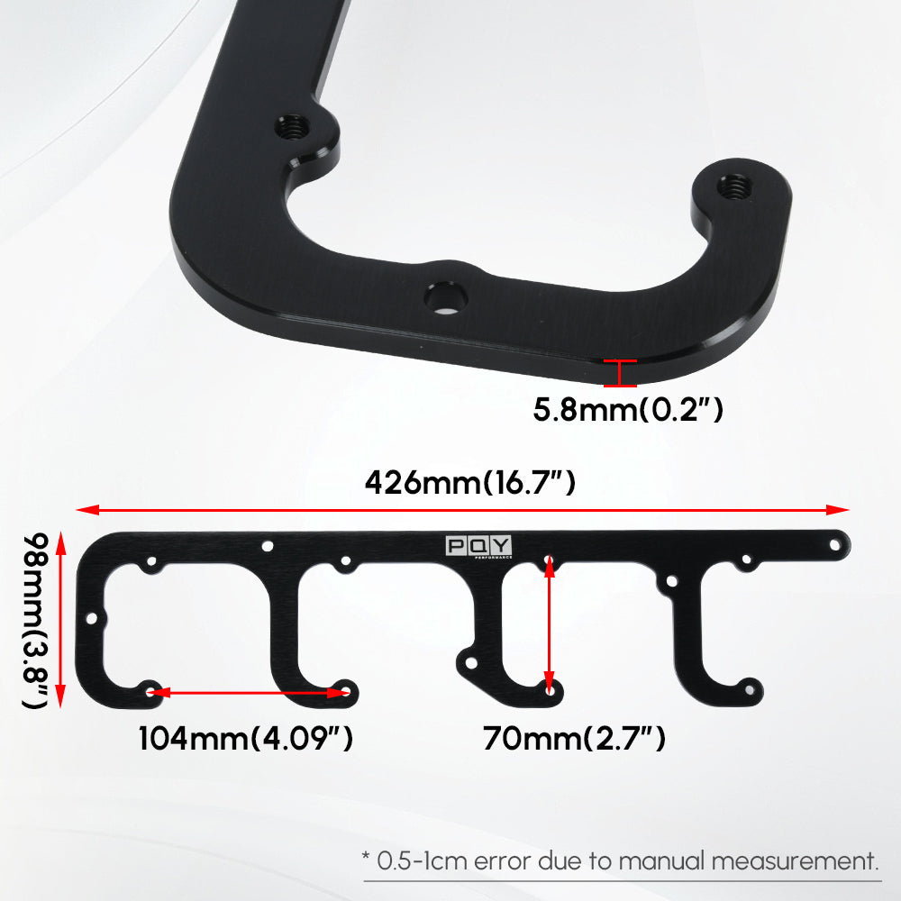 LS Square Coil Brackets Valve Cover For LS1/LS6 D580 – PQYracing